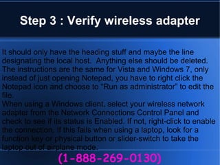 How to troubleshoot wireless connection problems | ODP