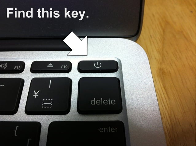 How to turn computer on | PPT