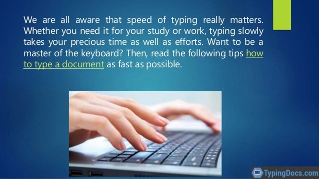 How to Type Faster: Typing Tips and Instructions