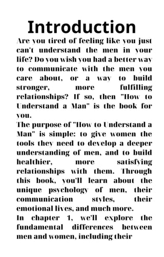 How to understand a man | PDF
