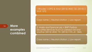How to understand an English Case | PPT