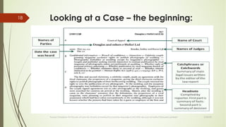 How to understand an English Case | PPT