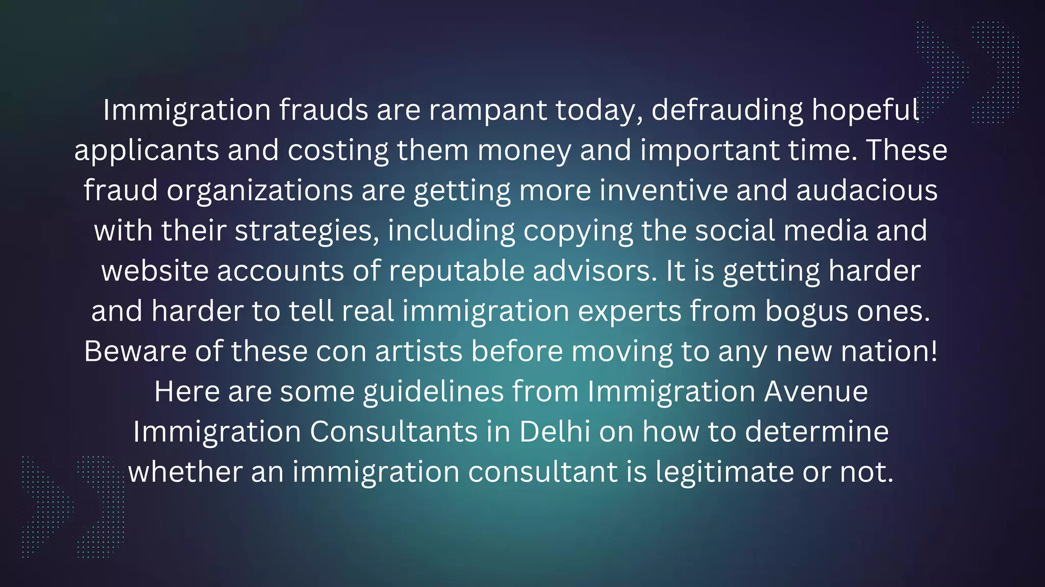 How to understand the difference between fraud and genuine immigration ...