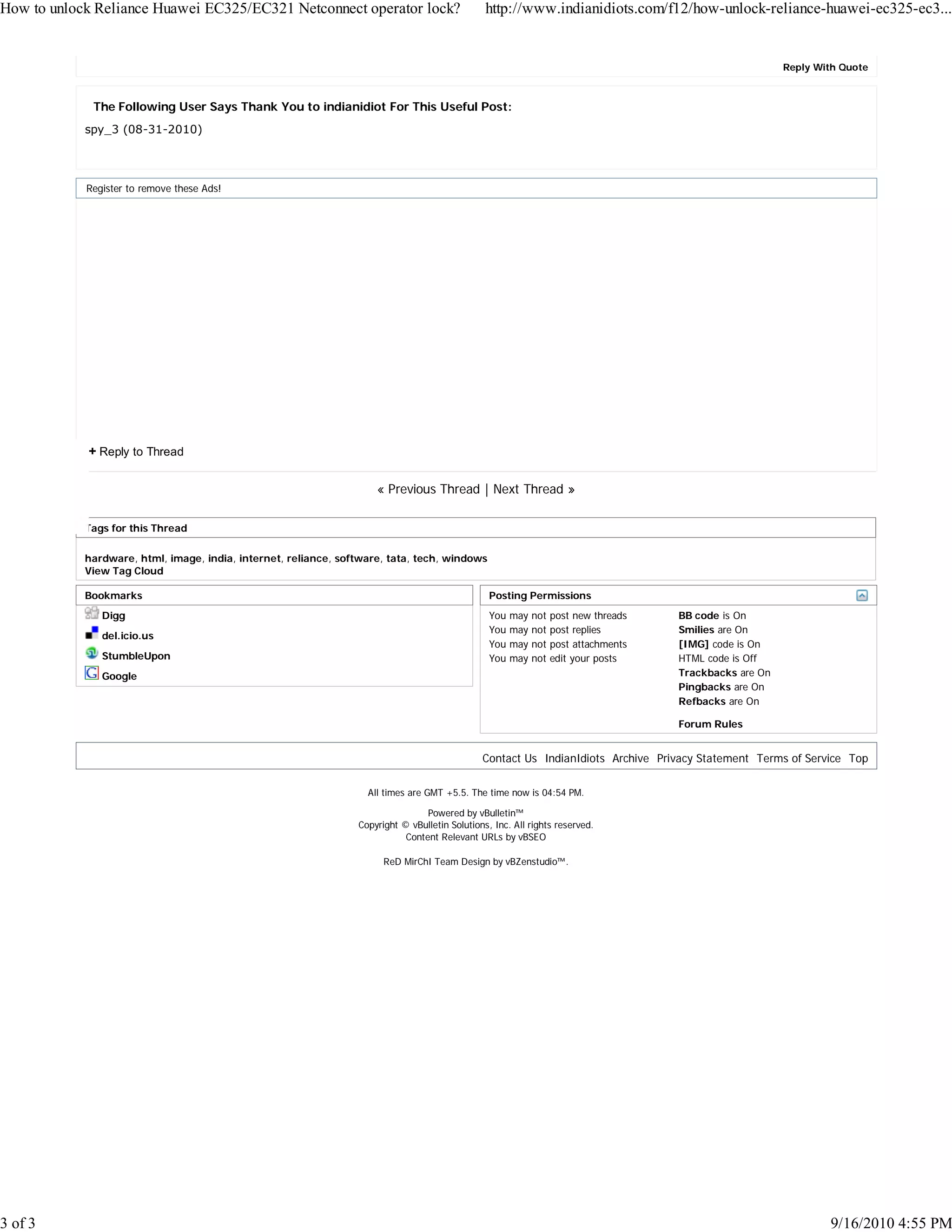 How to unlock reliance huaw.. | PDF