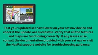 How to update navpal sat nav | PPTX