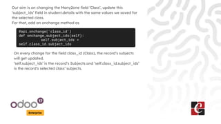How To Update One2many Field From OnChange of Field in Odoo 17 | PPTX