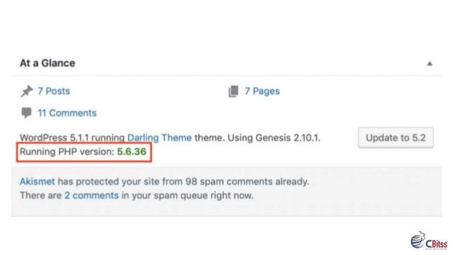 How to update your php version to keep in line with word press ...
