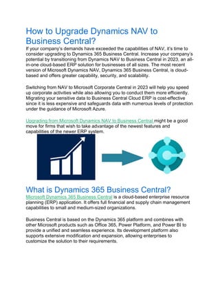 How to Upgrade Dynamics NAV to Business Central.pdf