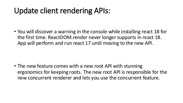 How To Upgrade The React 18 Release Candidate.pptx