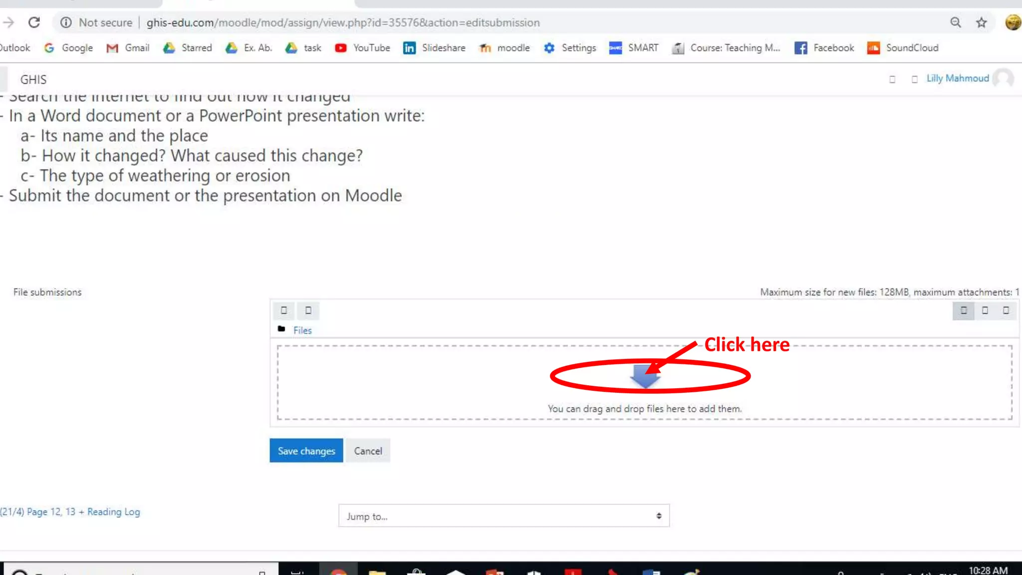 How to upload your project on moodle | PPT