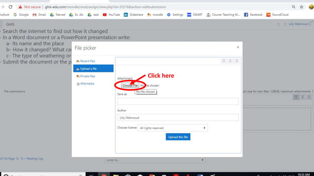 How to upload your project on moodle | PPT