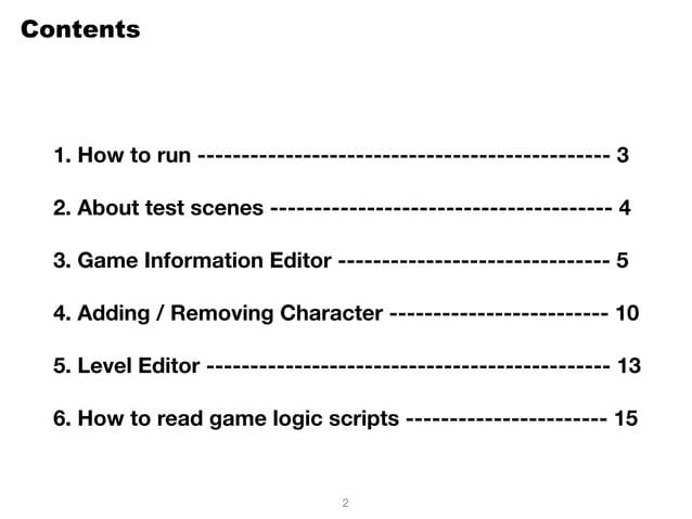 Earthworm Platformer Package( Unity Asset Store ) | PDF