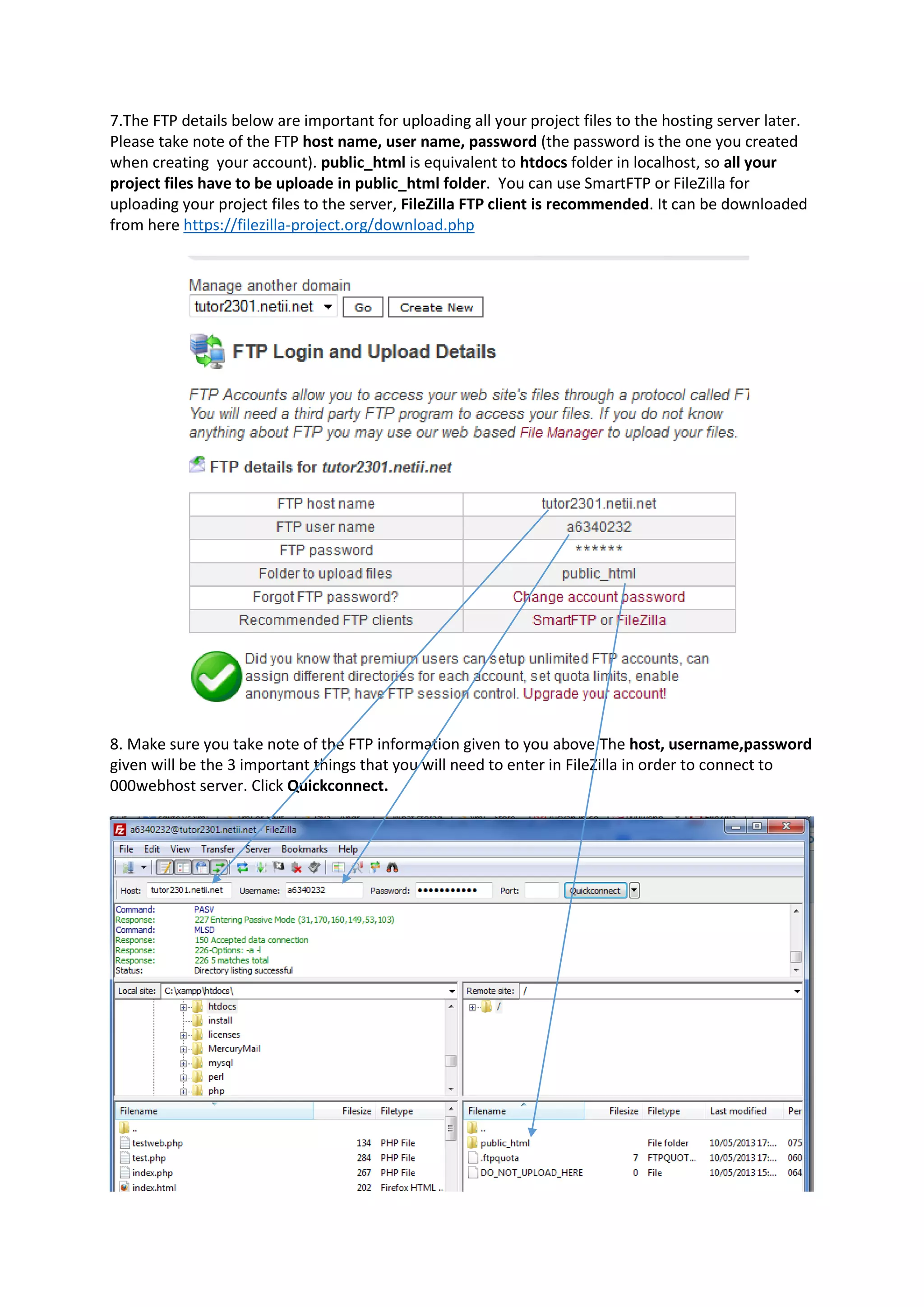 How to use_000webhost | PDF | Databases | Computer Software and Applications