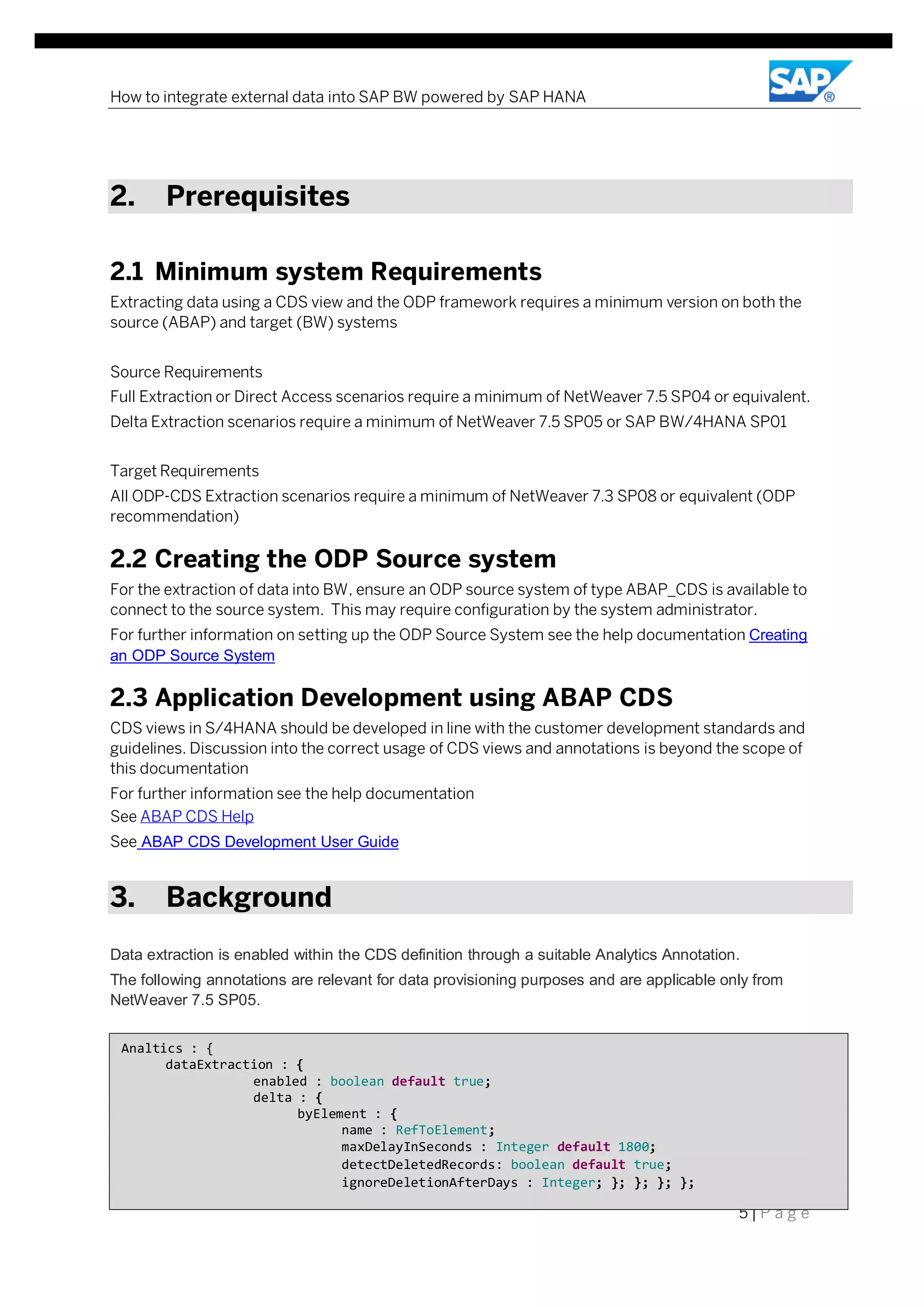 How To Use Abap Cds For Data Provisioning In Bw Pdf