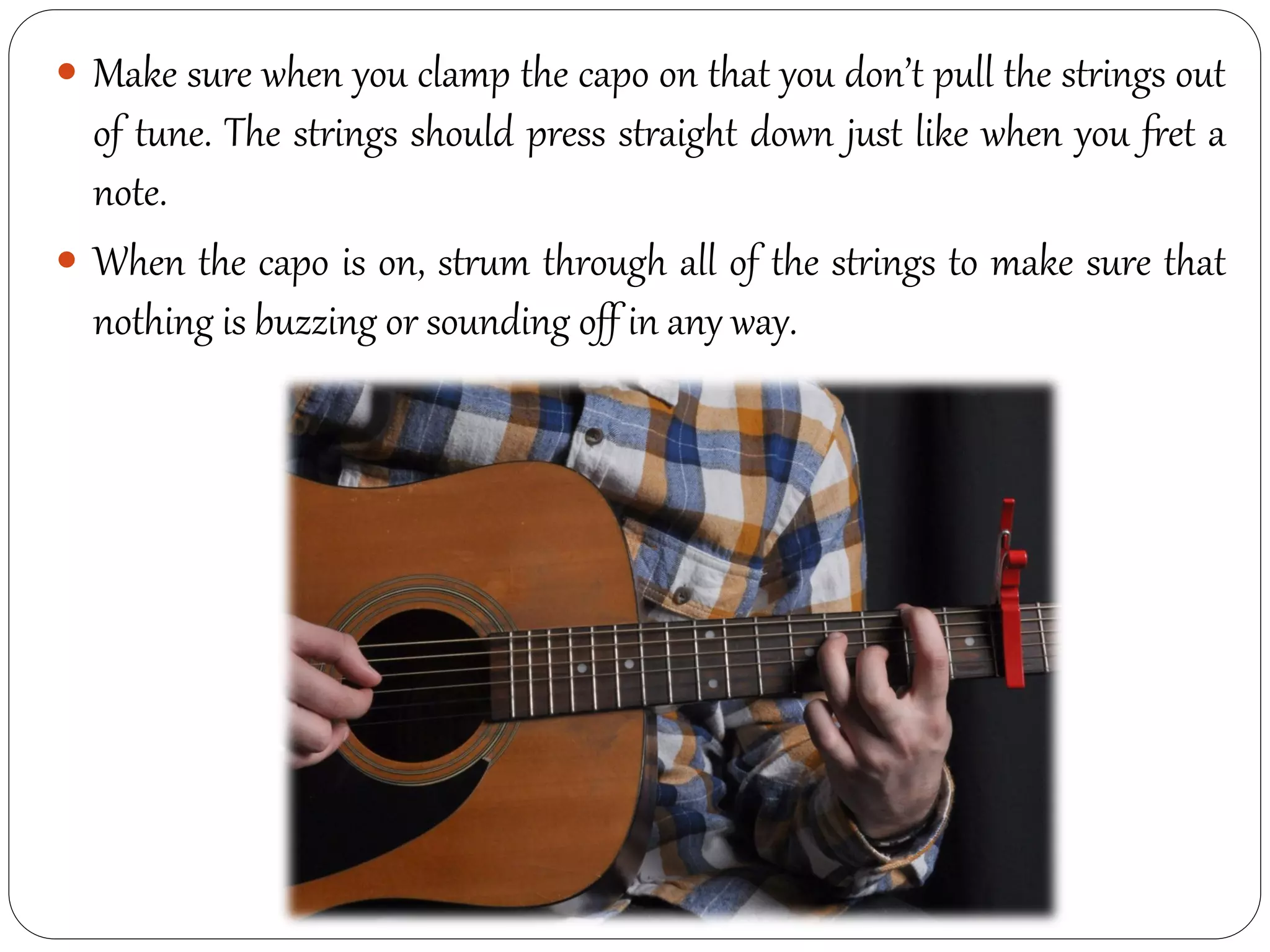 Topic VII: How to Use a Capo | PDF