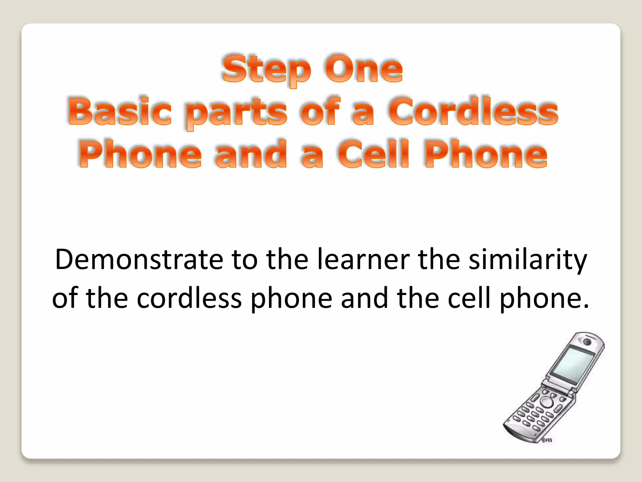 How to use a cell phone | PPTX