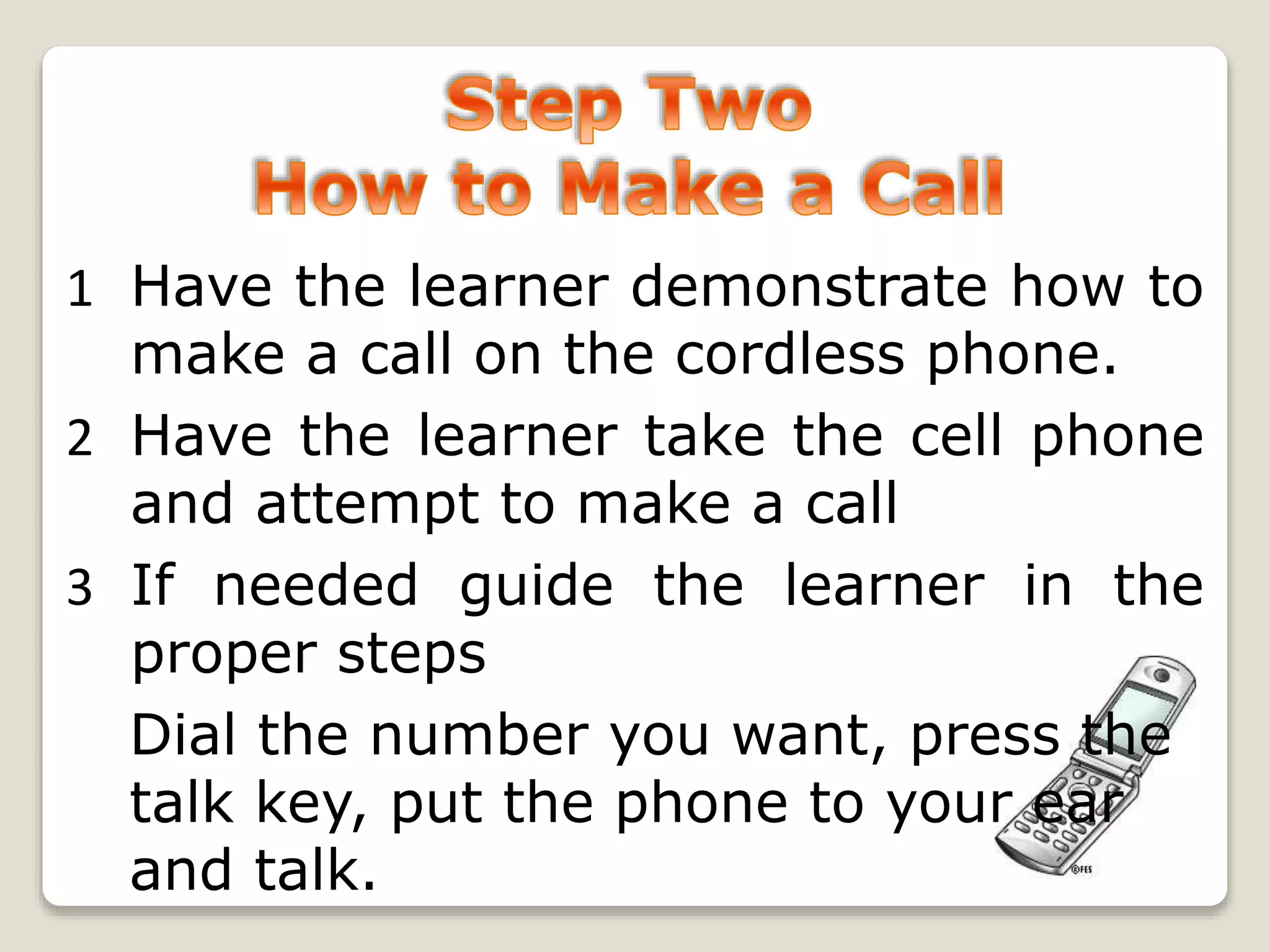 How to use a cell phone | PPTX