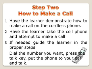 How to use a cell phone | PPTX
