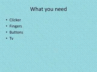 How to use a clicker | PPT