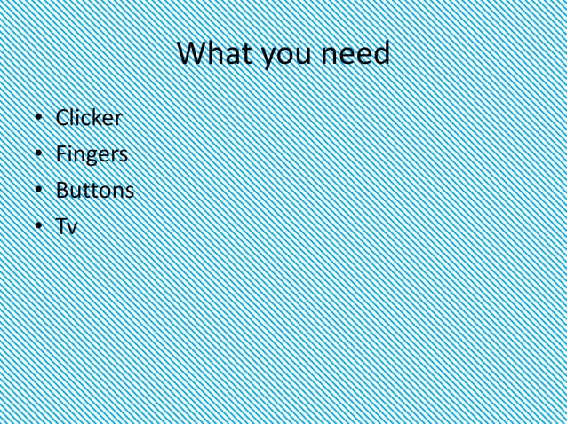 How to use a clicker | PPT