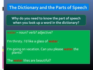 How to use a dictionary short version | PPT