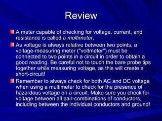 How to use a digital multimeter | PPT