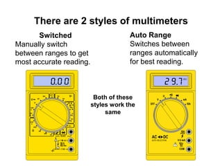 How to use a digital multimeter | PPT