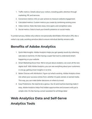 How to use Adobe Analytics features for data analysis & personalization.pdf | Browsers ...