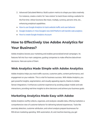 How to use Adobe Analytics features for data analysis & personalization ...