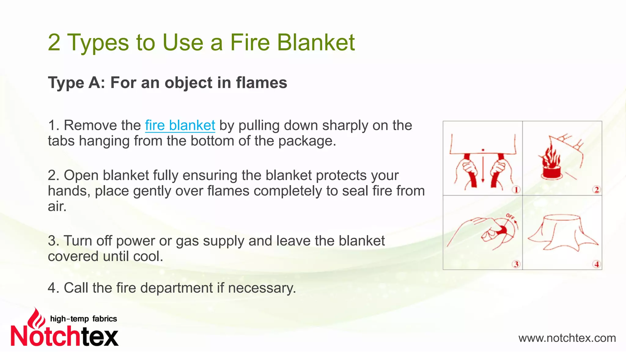 How to use a fire blanket rightly | PDF