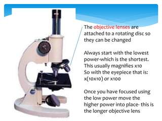 How to use a microscope | PPTX