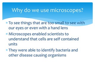 How to use a microscope | PPTX
