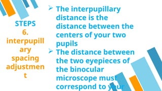 HOW TO USE A MICROSCOPE. Médical sciences pptx | PPTX
