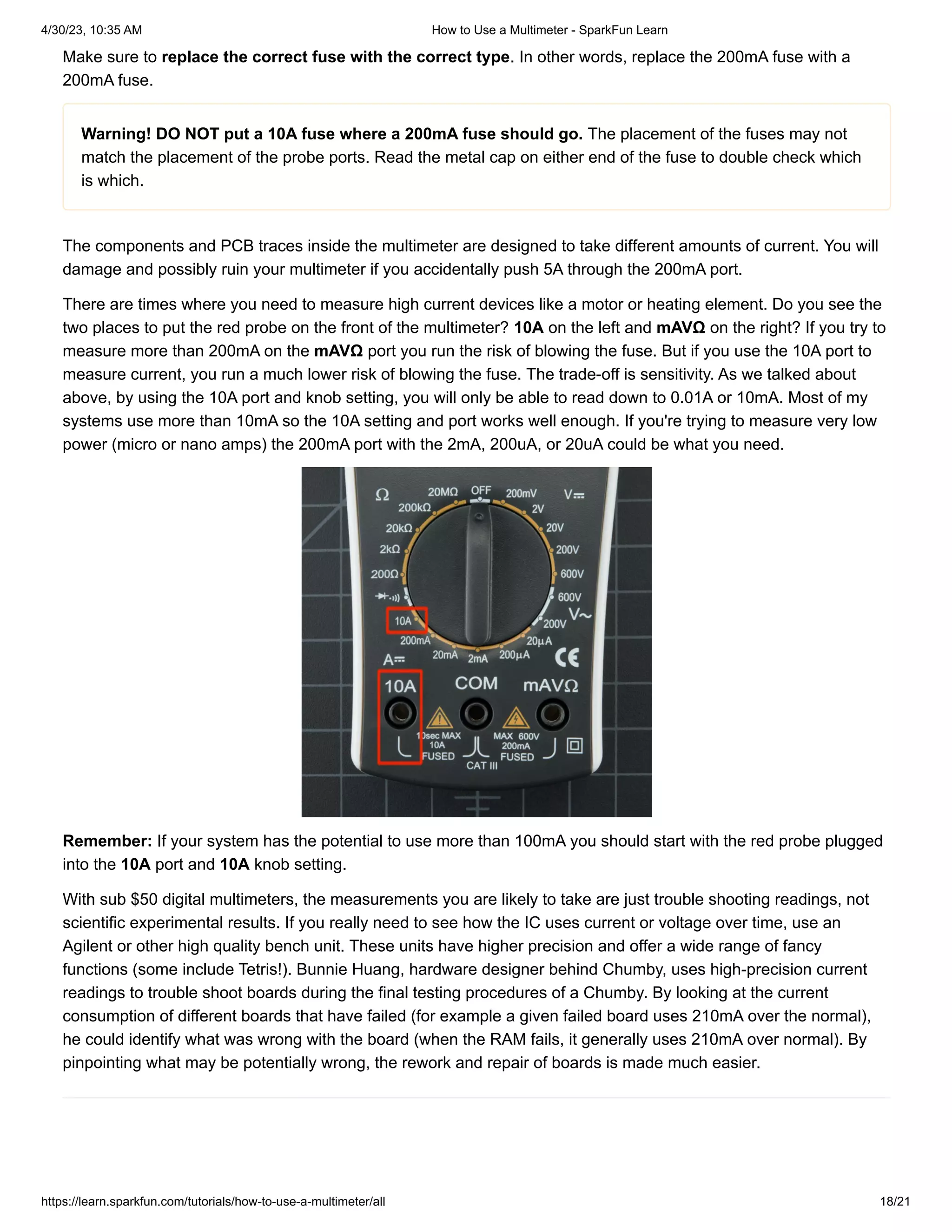 How to Use a Multimeter - SparkFun Learn.pdf
