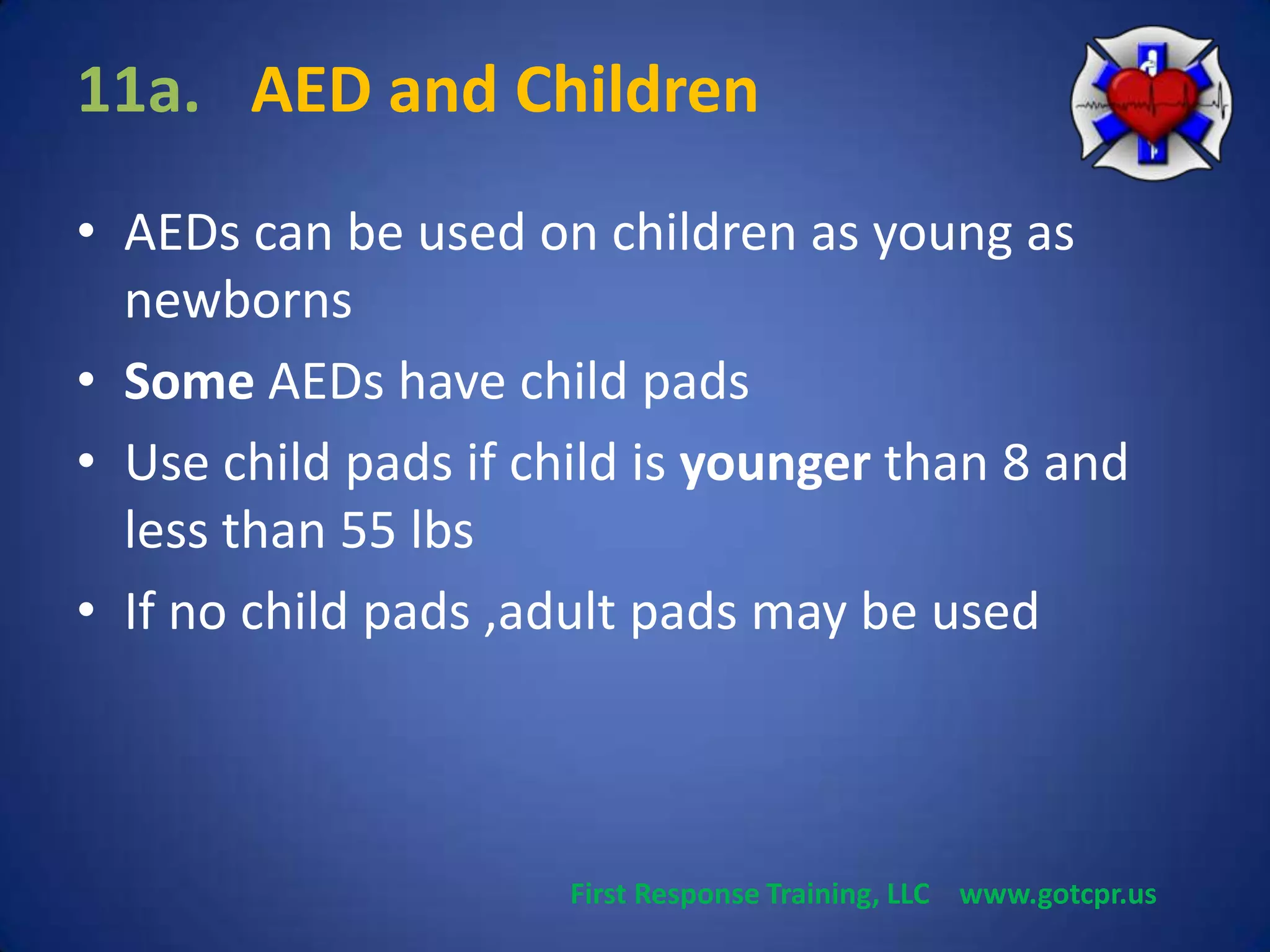 How to use an Automated External Defibrillator (AED) | PPTX