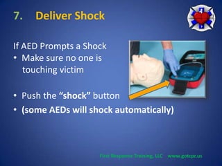 How to use an Automated External Defibrillator (AED) | PPTX