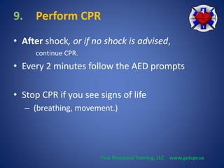 How to use an aed | PPTX