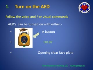 How to use an aed | PPTX