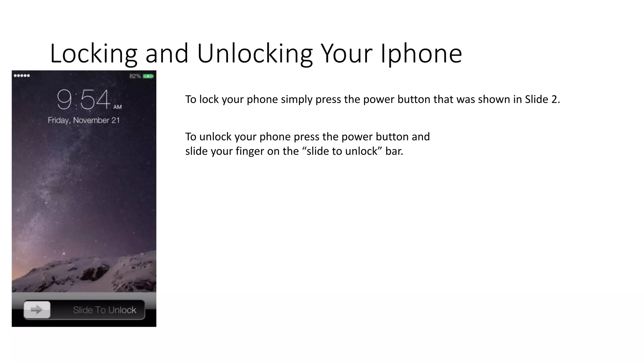 How to use an iphone | PPT