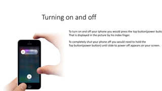 How to use an iphone | PPT