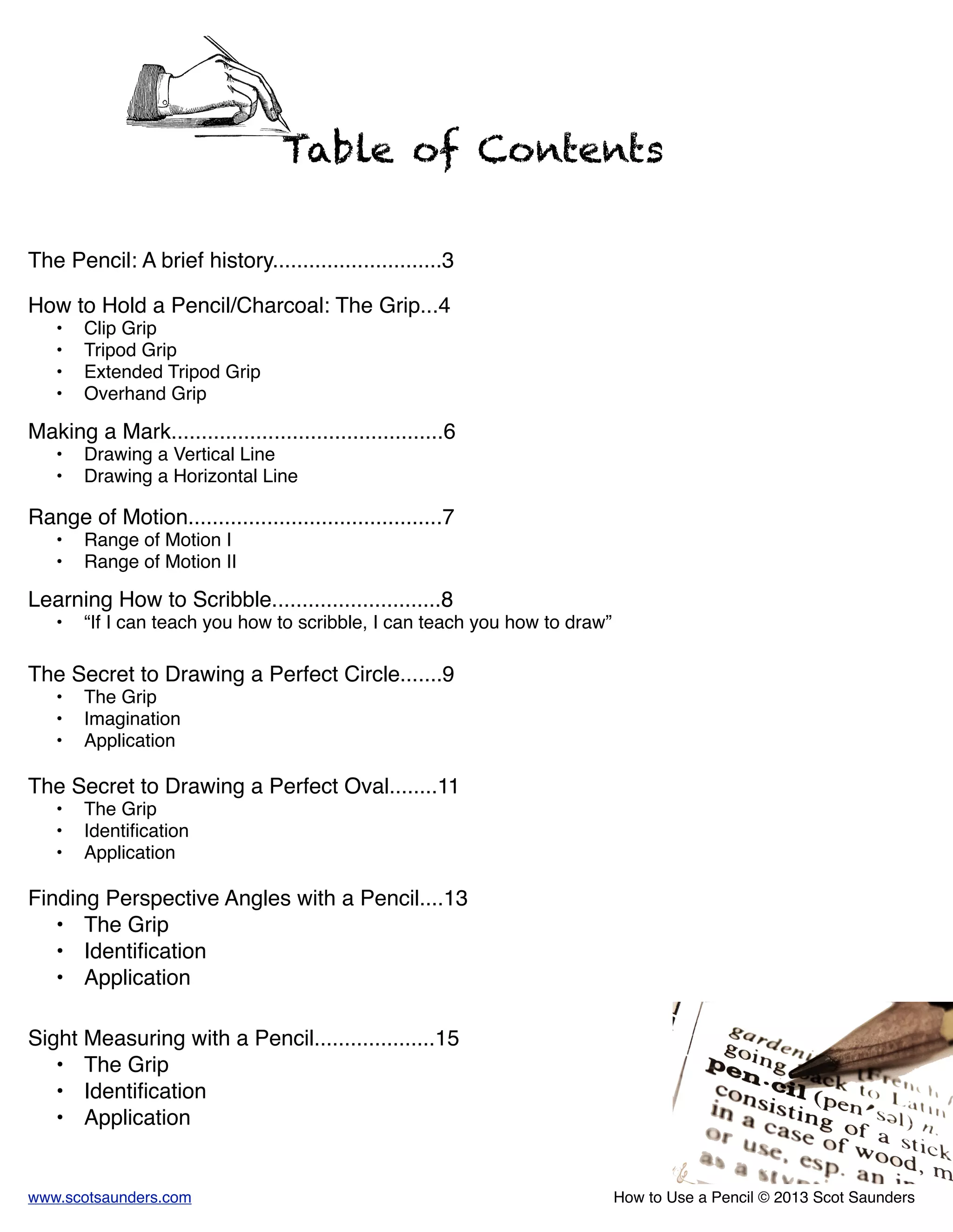 How to use a pencil | PDF