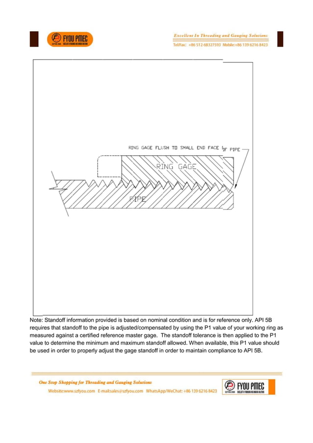 How to use api ring gage to measure api tubing casing & line pipe ... How to use api ring gage to measure api tubing casing & line pipe ...