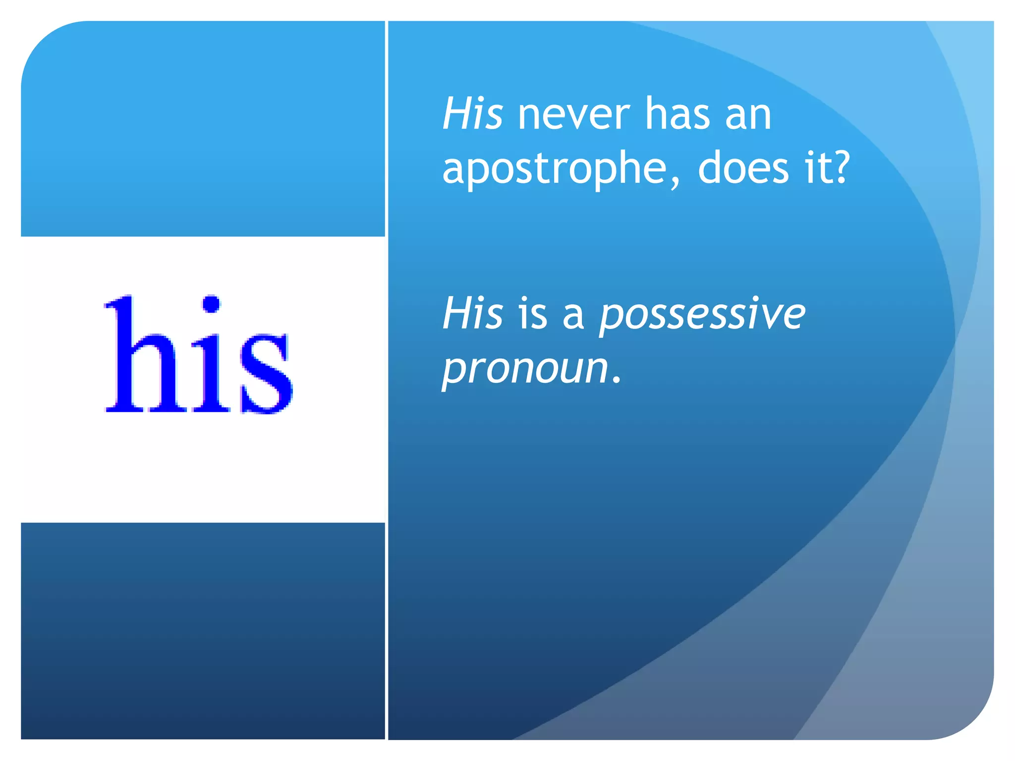 Understanding Apostrophes | PPT