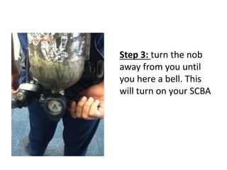 How to use a scba | PPTX