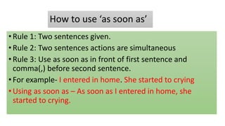 How to use as soon as | PDF