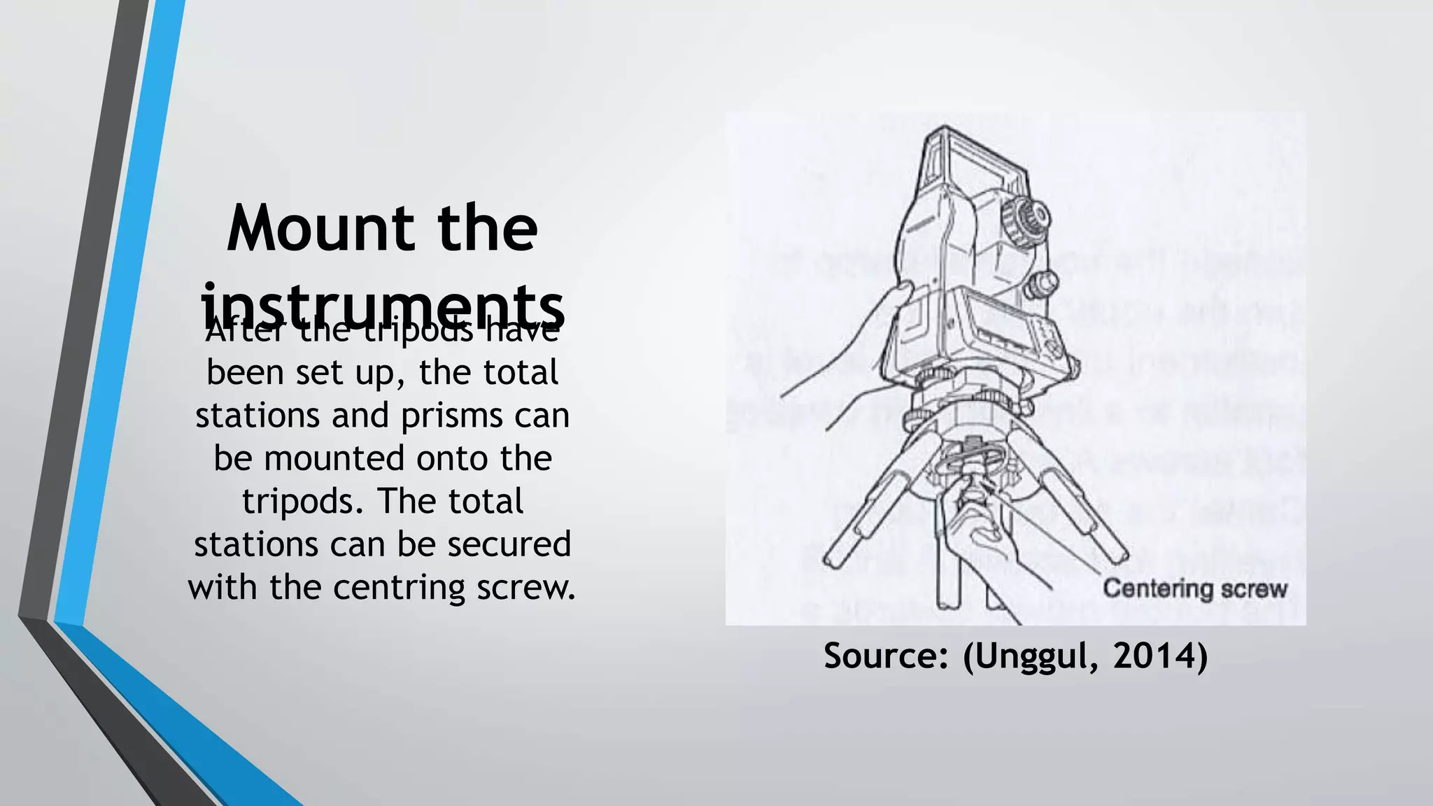 How to use a total station | PPTX