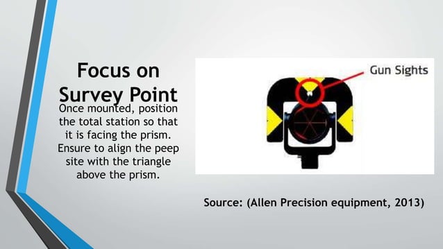 How to use a total station | PPTX