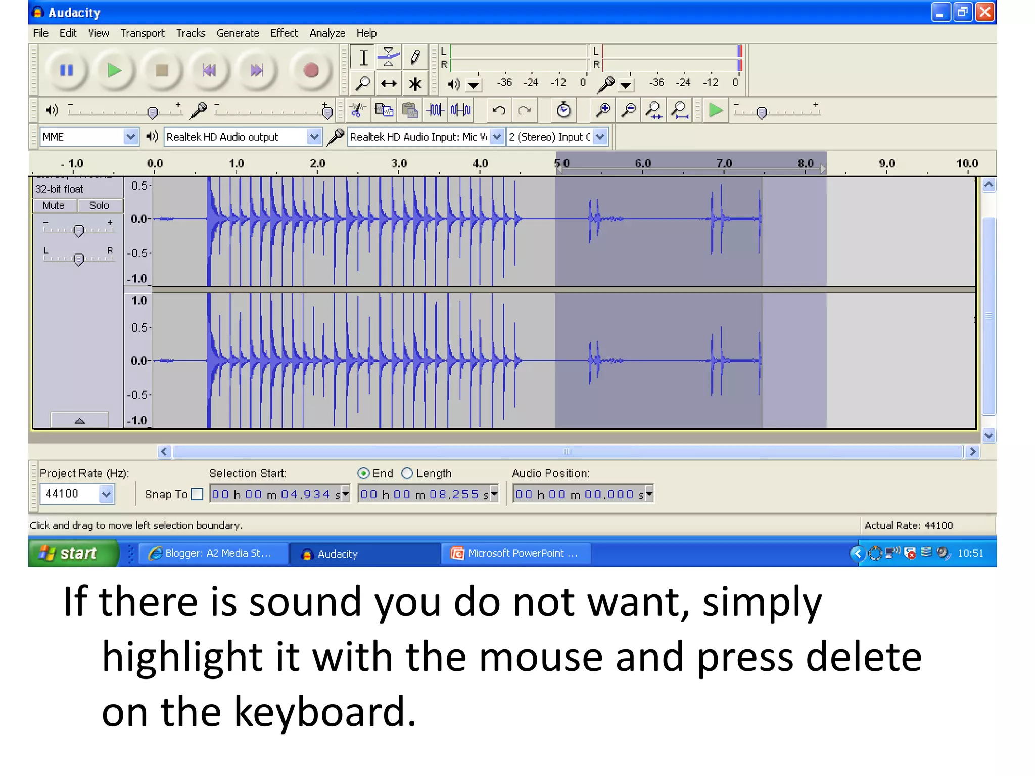 How to use audacity | PPT