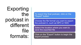 How to Use AudioMass.Co (Podcasting 101).pptx