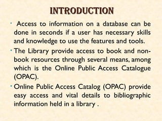 Utilizing Babcock University Library Resources using Online Public ...